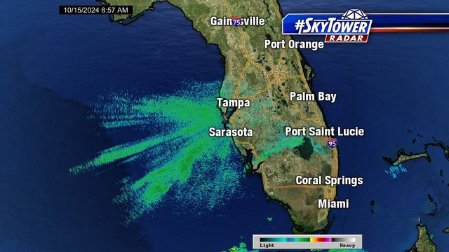 Tropical Storm Gabrielle Radar View | Hurricane and Hurricane coverage ...