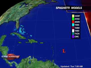 Invest 92L Spaghetti Models